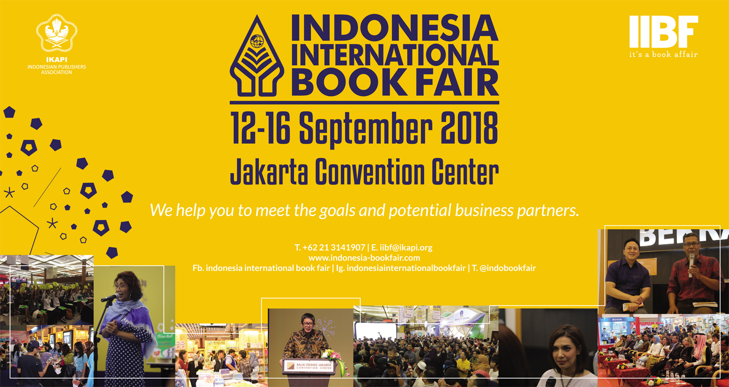 The Indonesia International Book Fair is underway. An analogue book ...